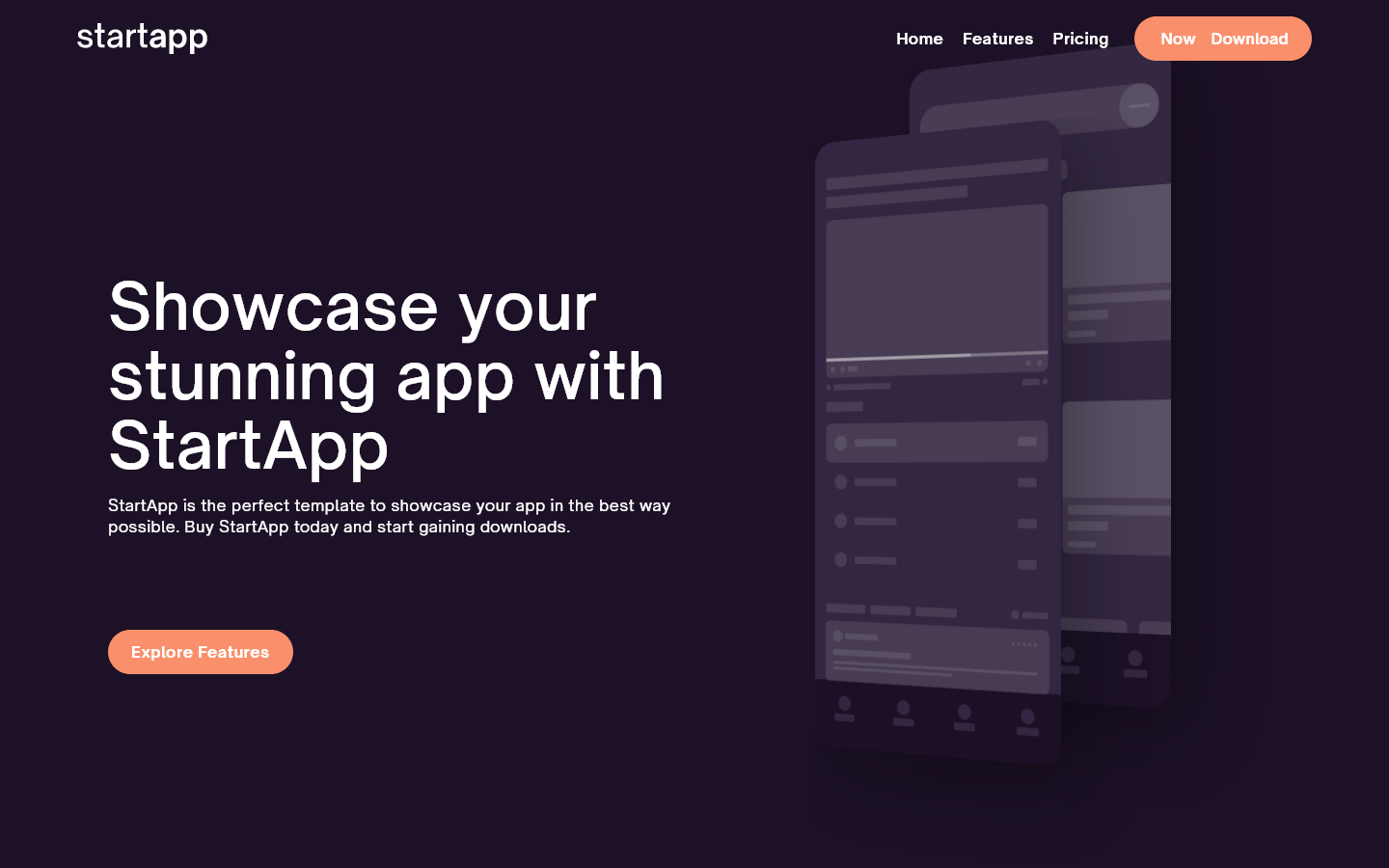 StartApp - App HTML5 Responsive Website Template